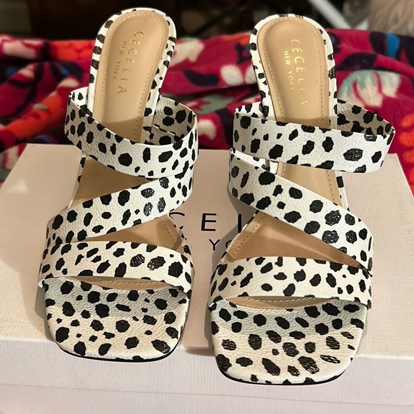 CECELIA NEW YORK | Shoes | New Cecelia White Dot Sandals | Poshmark